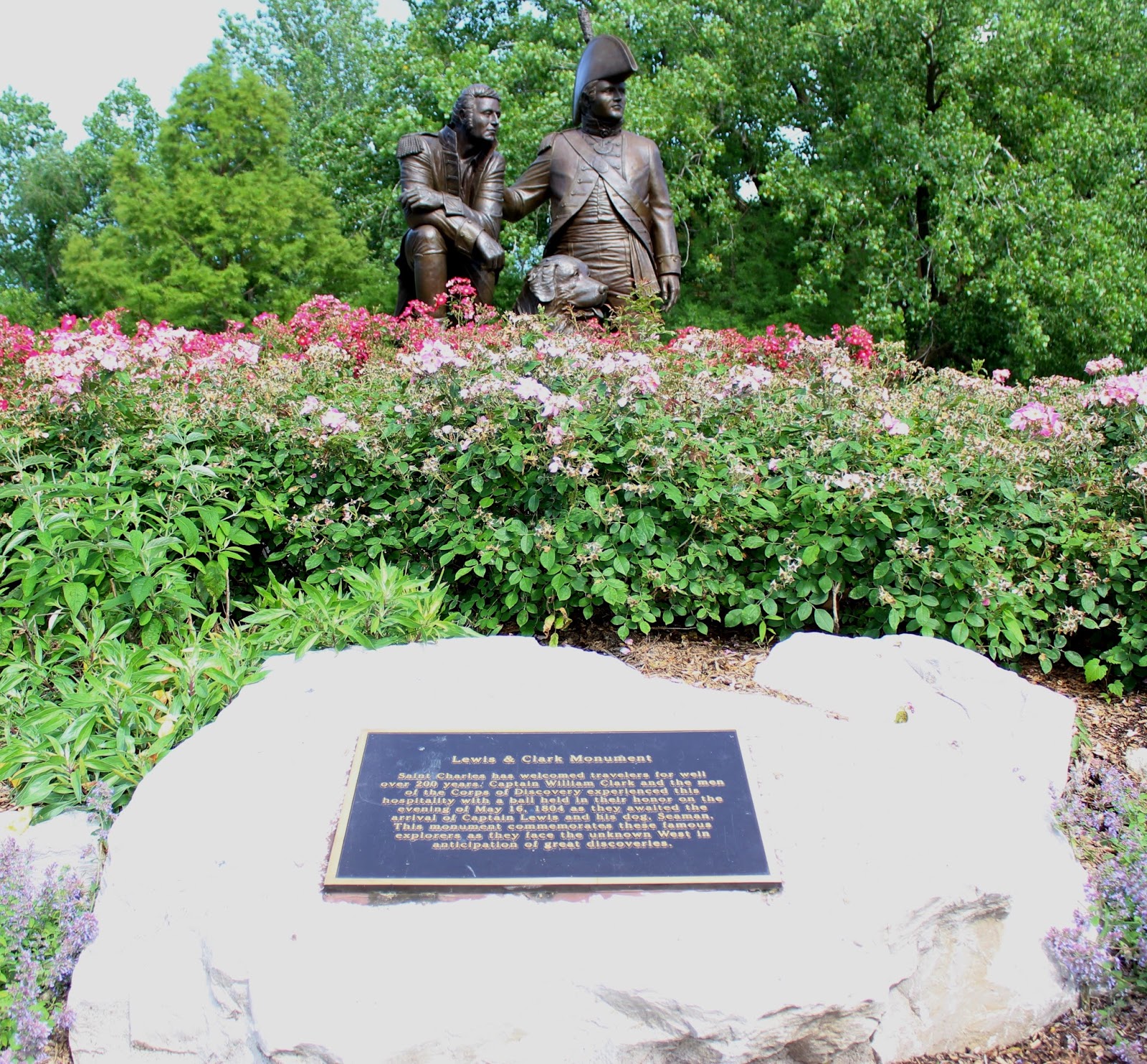 Out and About the Midwest: Frontier Park in St. Charles: Monuments to ...