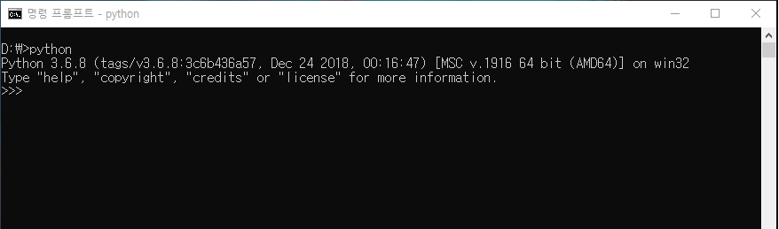 Window 환경에서 Python, OpenCV 설치하기 ~ Amos's MEMO