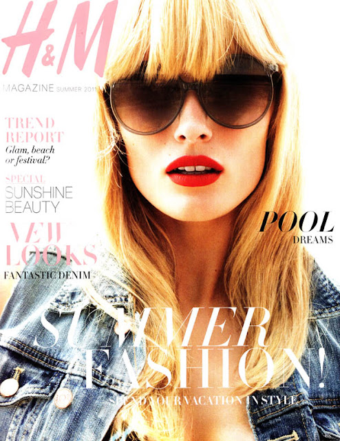 Lifestylewalk: H&M Magazine Summer 2011 Cover | Edita Vilkeviciute by ...
