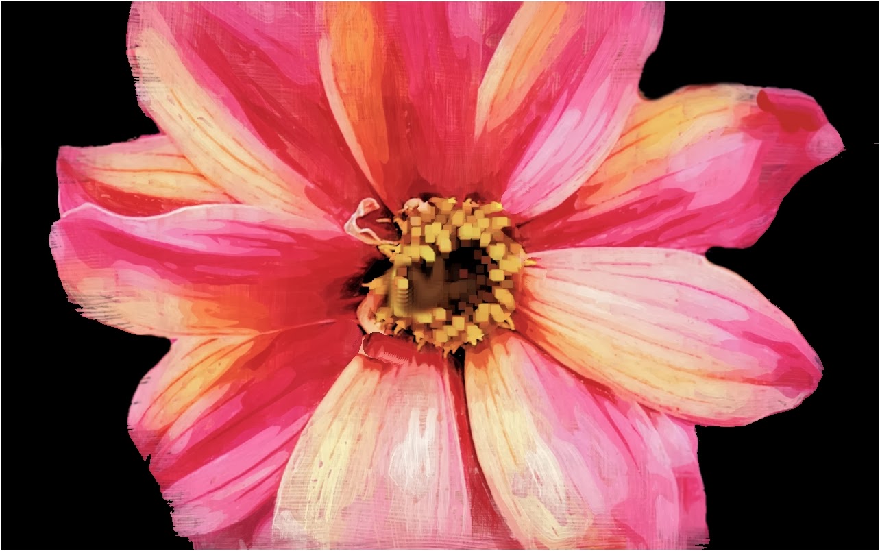 All This Is That: Painting: Flower #43 - unknown flower