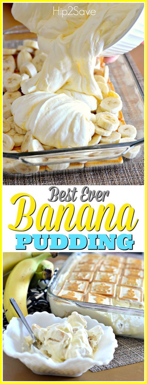 Best Ever Banana Pudding - dessert recipes diabetics