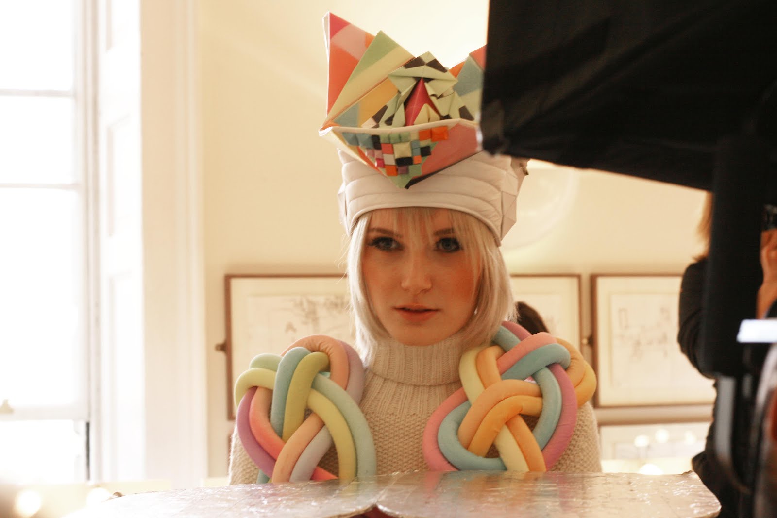 fredbutlerstyle: Thurs 23 Feb: Backstage at Fred Butler AW12 by Emily Beard