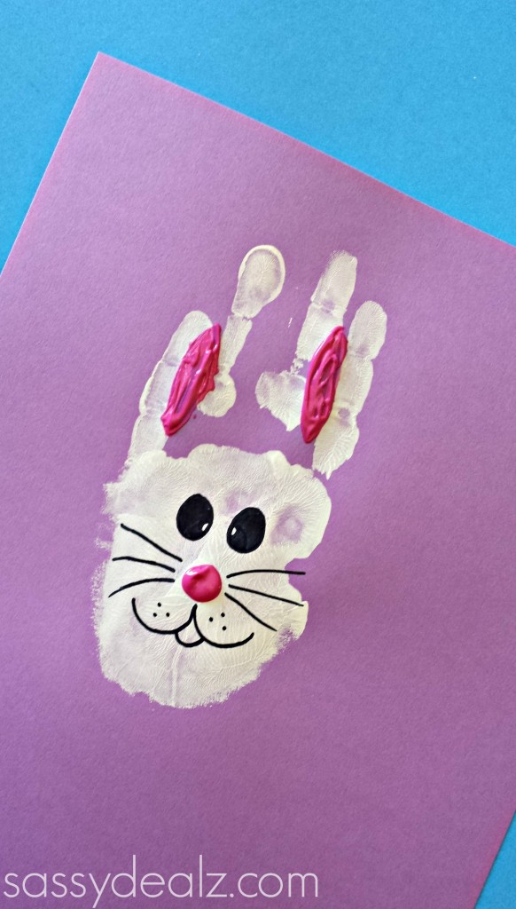 Handprint Spring Crafts for Kids - Building Our Story
