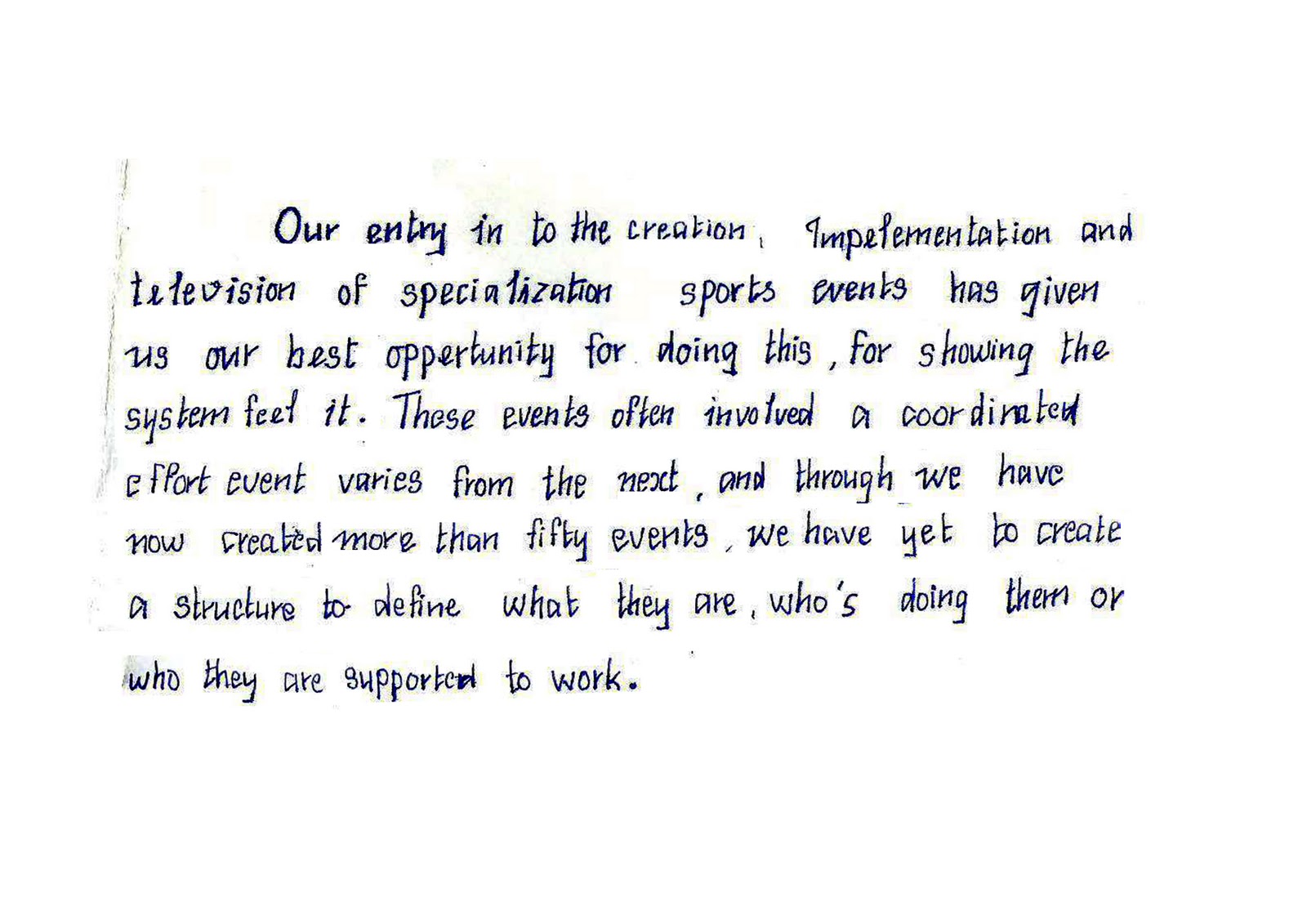 Fluent Handwriting: Handwriting Samples