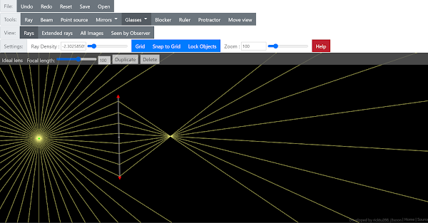 武相荘: フリーの光学シミュレータ