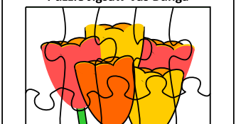 Puzzle Jigsaw Vas Bunga 16 Bagian