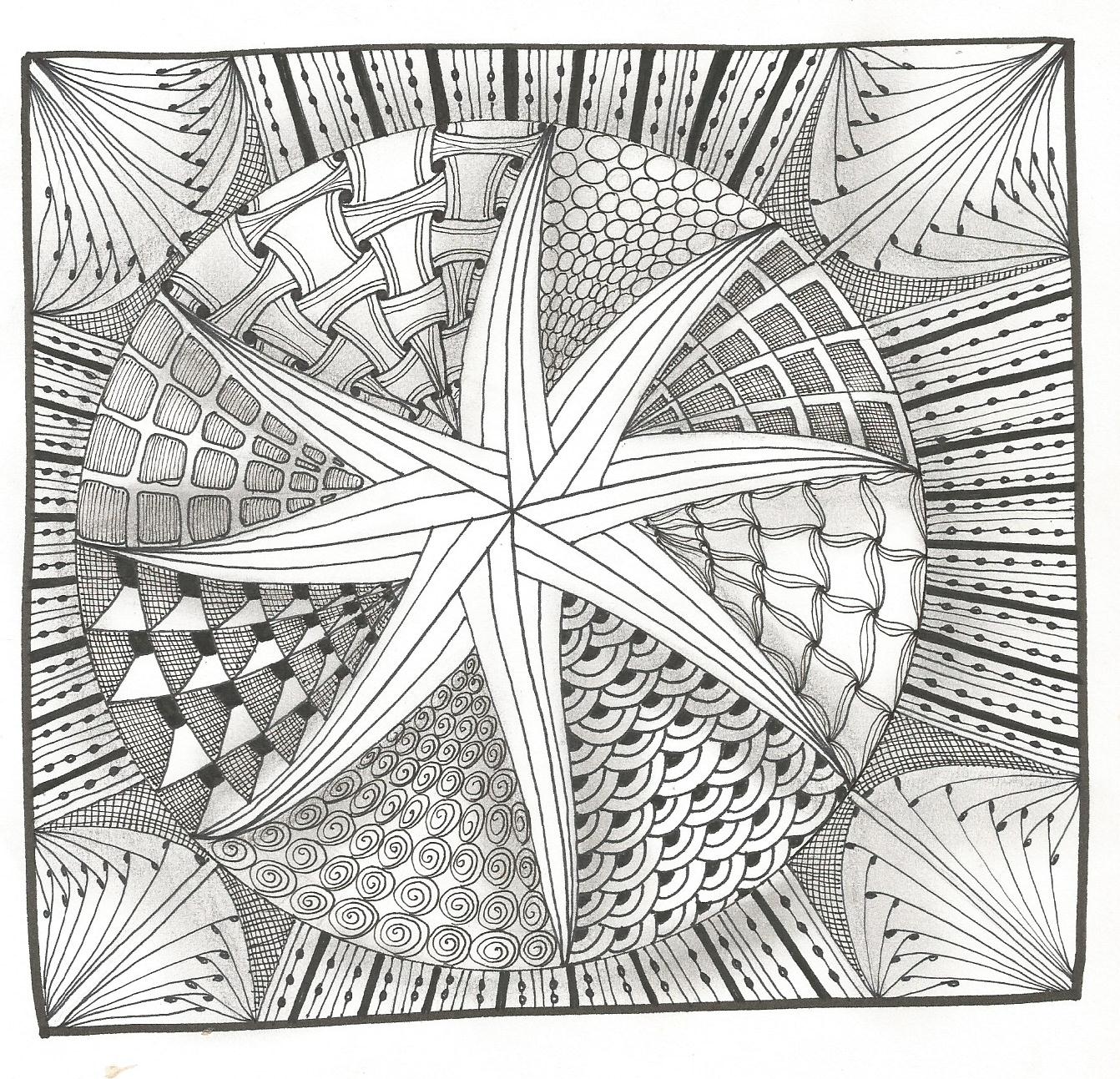 Journey Through Zentangle Art: New Tangle