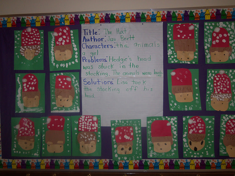 Mrs. Wood's Kindergarten Class: The Mitten and The Hat by Jan Brett