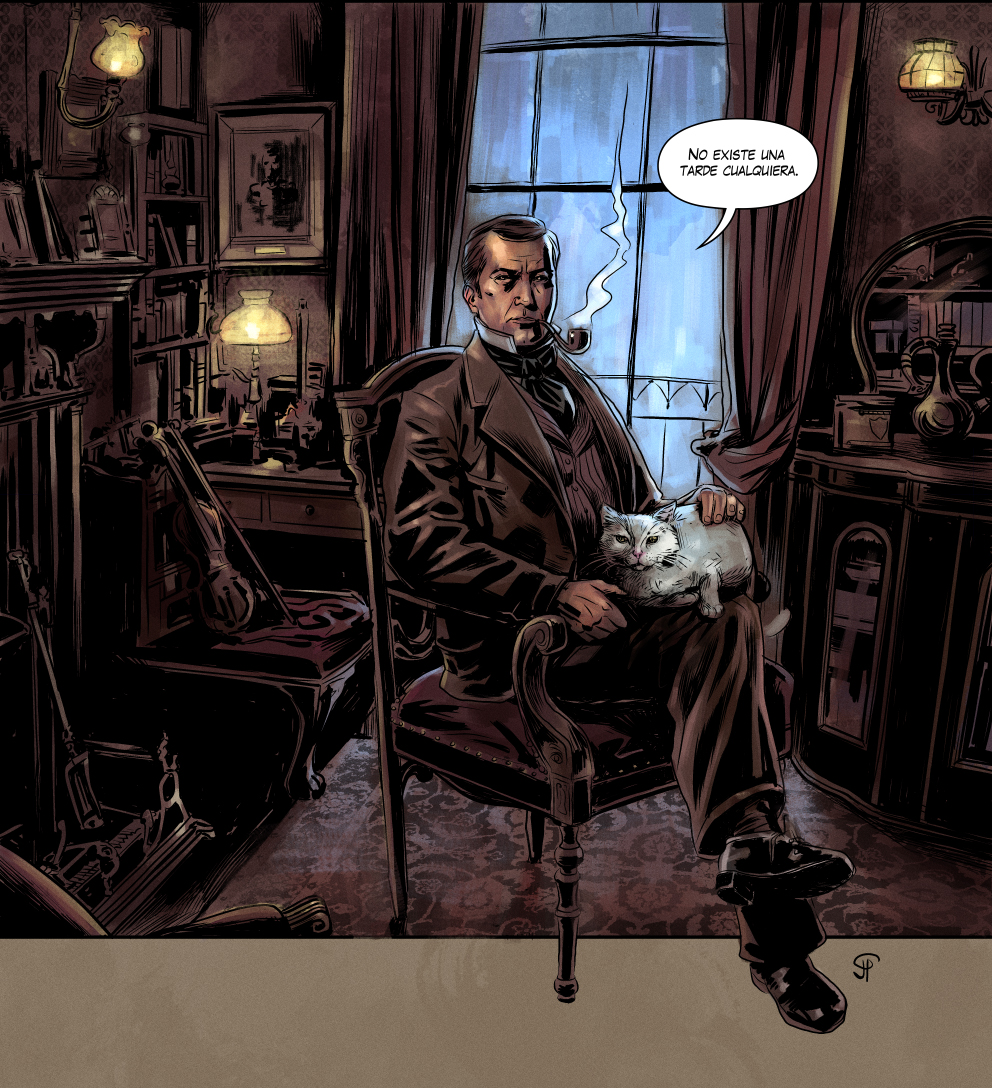 Jordi Palomé - Illustration: Sherlock & Cat commision...