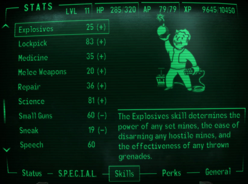 --random-things: Fallout 3 final stats