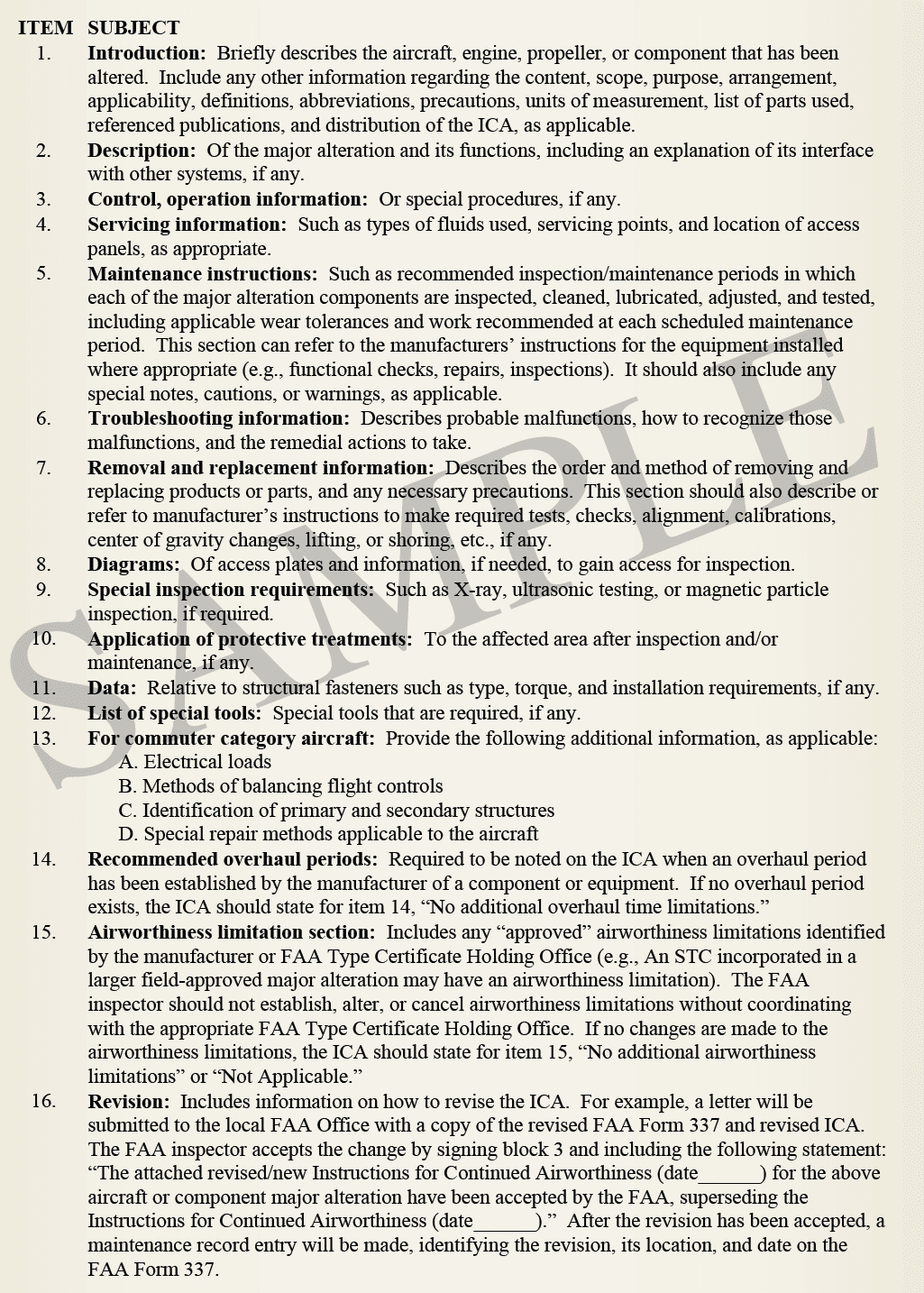 Faa Ica Checklist Fillable Form - Printable Forms Free Online
