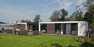 bedroom design blog: Floating Glass House Water Villa Water Kortenhoef ...