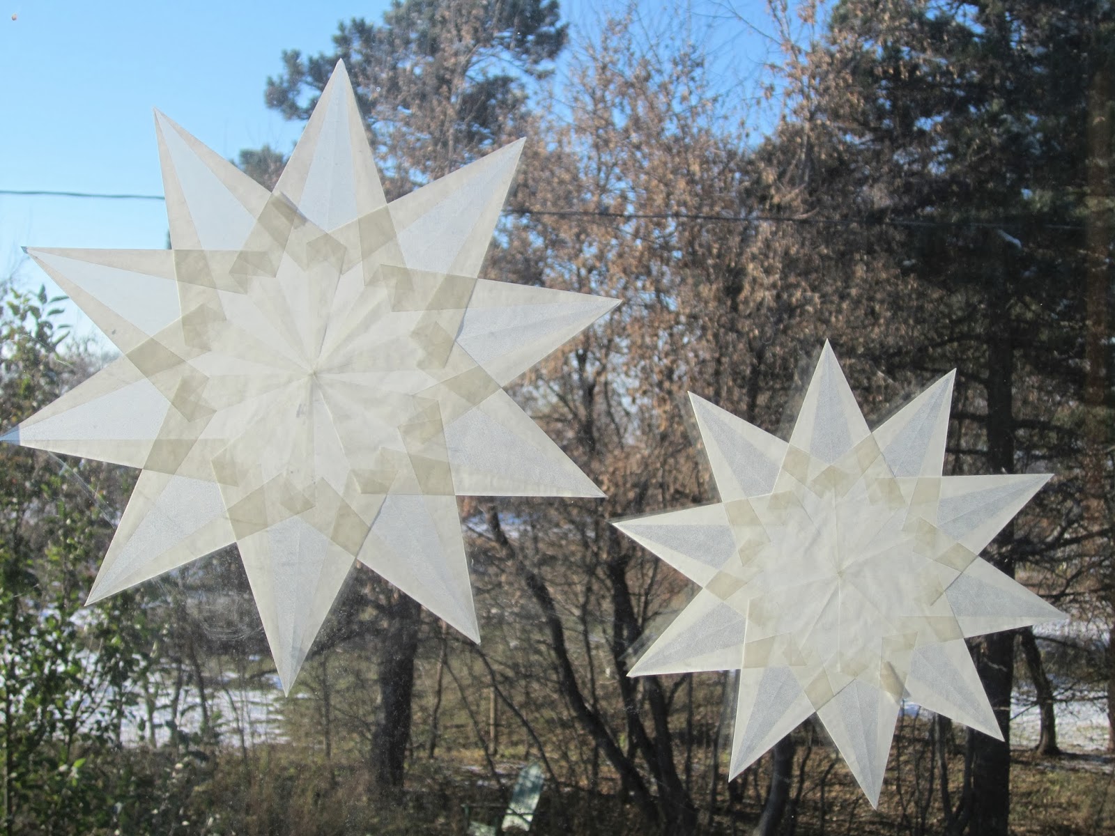 Harvest Moon by Hand: Creative Every Day - Trio of White Window Stars ...