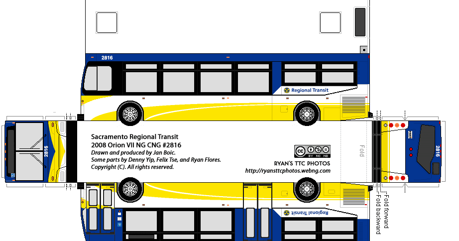 SP. Papel Modelismo: PaperBus 2008 Orion VII NG CNG - Sacramento ...