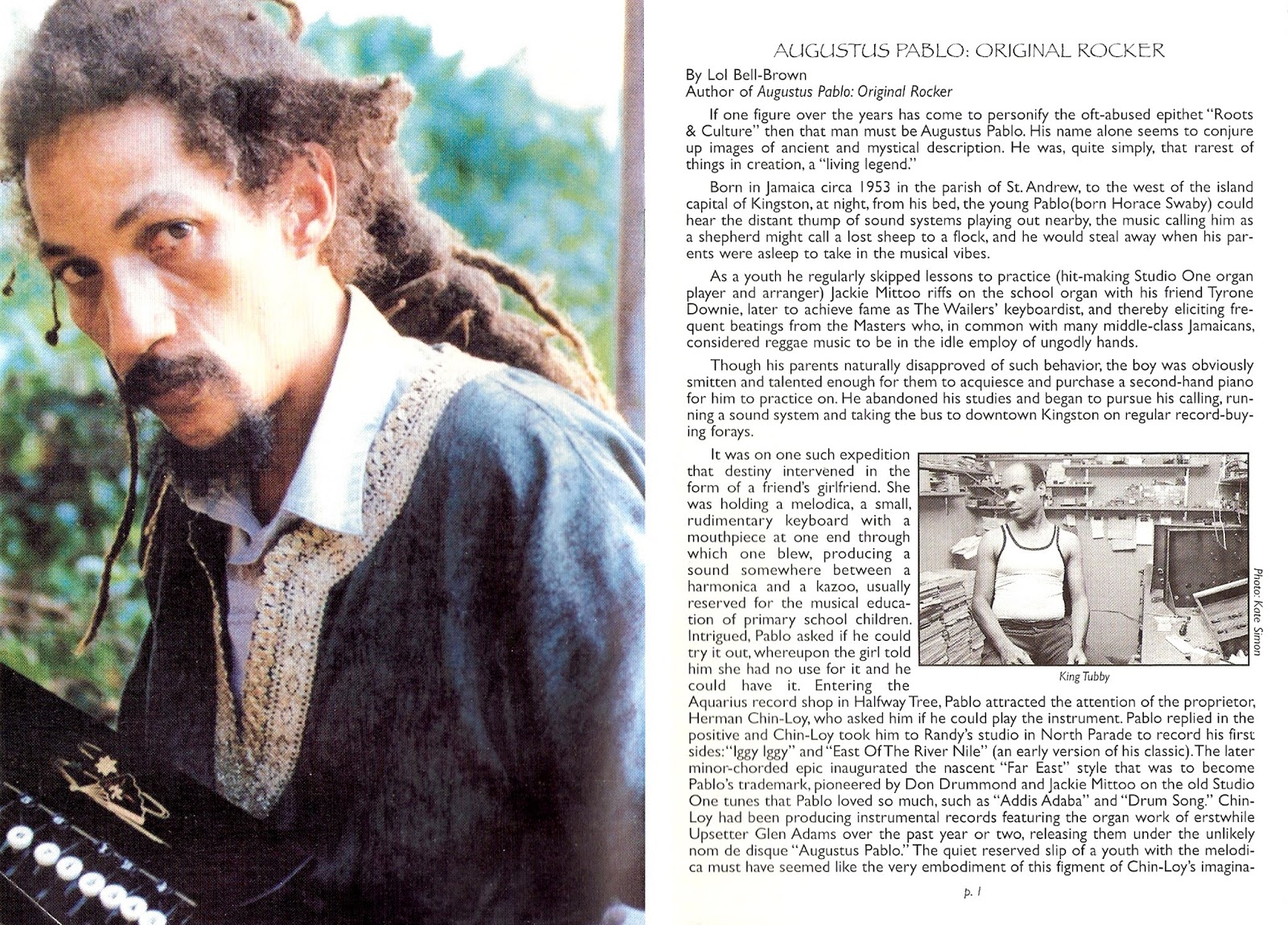 Compartilhando Reggae: Augustus Pablo