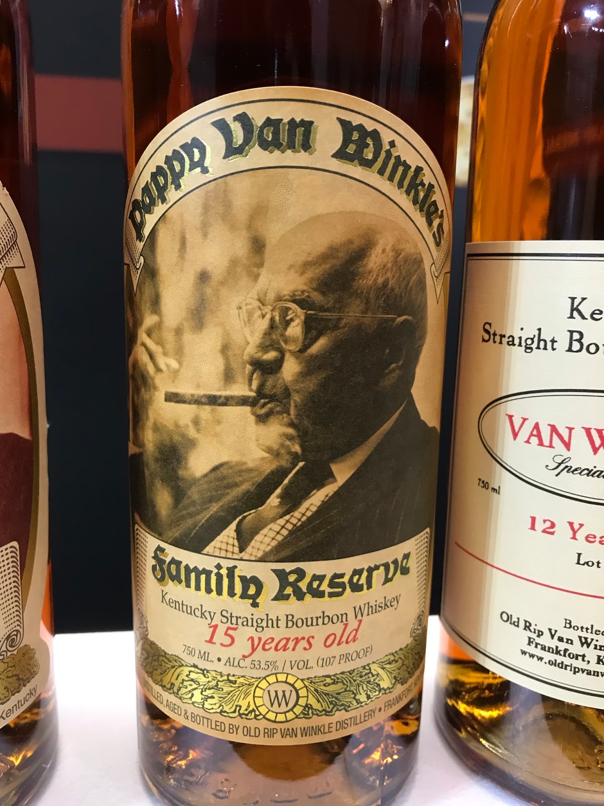 Dave's Whisky Reviews: Pappy van Winkle 15, Family Reserve Rye 13 ...