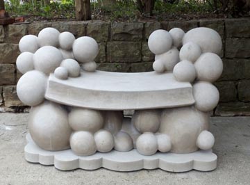 restless rocks: Bubble Bench Delivered and Installed