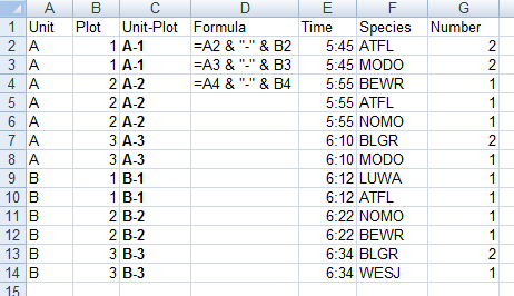Field Notes & Data Tips: About Formulas