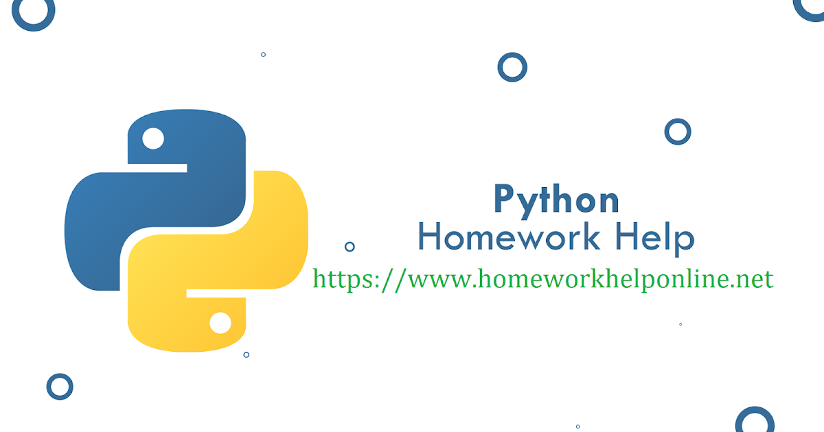 All Helpful Stuff When Completing Python Homework!