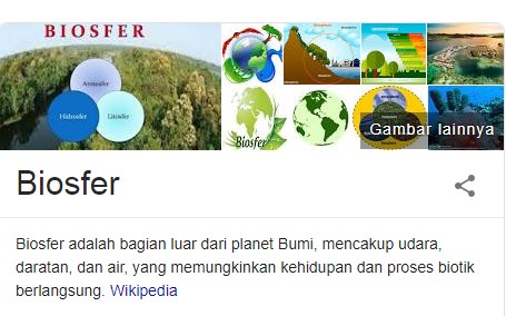 Artikel Tentang Pengertian Biosfer Dan Tingkatan-Tingkatan Biosfer - SEGALA FAKTA