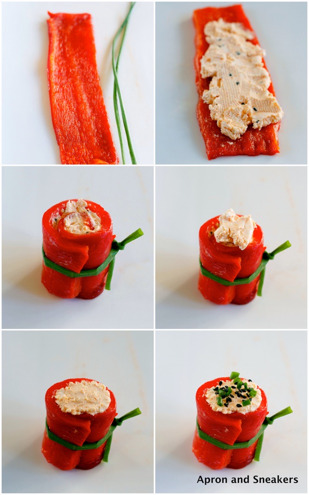 Pepper Rolls With Robiola and Smoked Paprika and The City of Turin