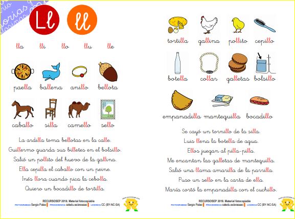 Jugando y aprendiendo juntos: Aprendo a leer y a escribir. La LL