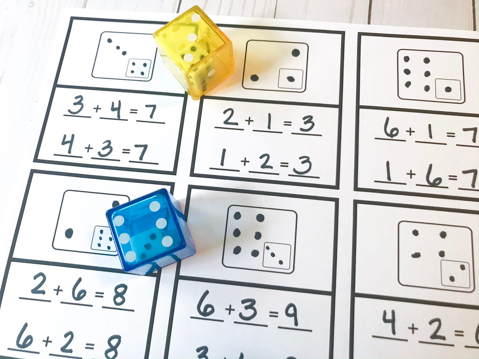 Commutative Property of Addition in First Grade - First Grade Centers ...