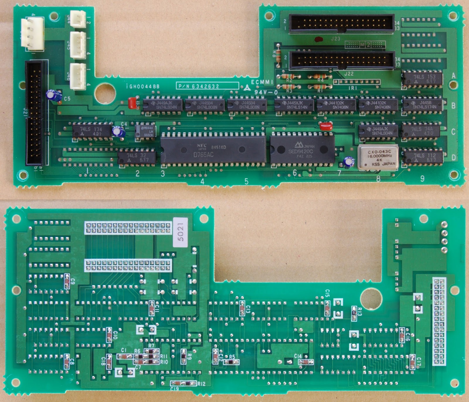 IBM 5511 PC JX の内部写真