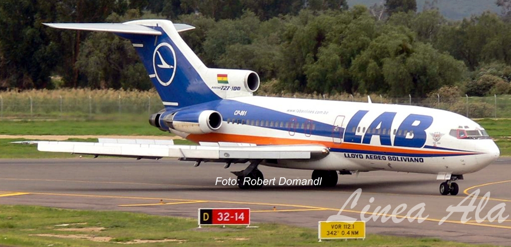 Linea ALA: Un Boeing 727 muy particular