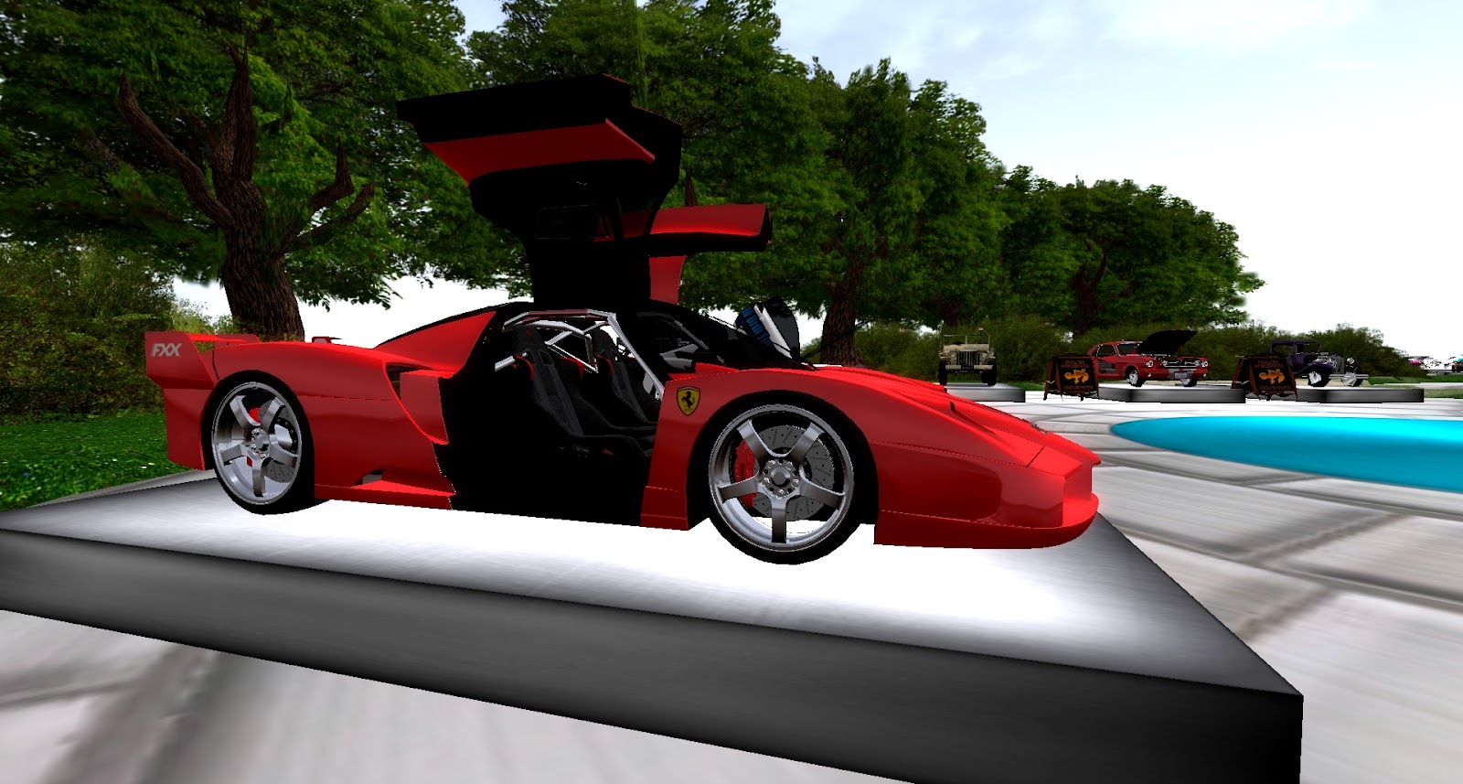 Echt Virtuell: Autoausstellung : "Cars of Second Life"