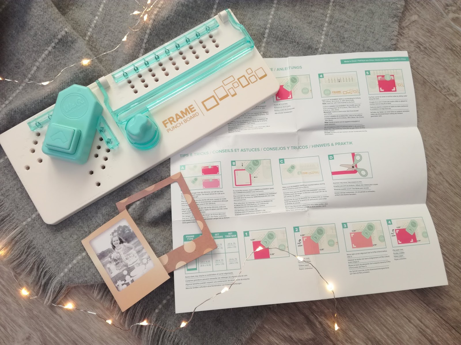 Frame Punch Board We R Memory Keepers - Madmoizelle Cupcake