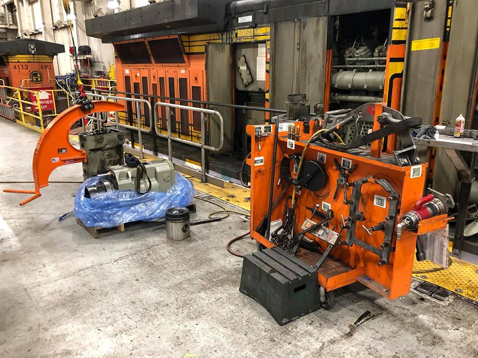 Industrial History: Power Assemblies for Locomotive Diesel Engines