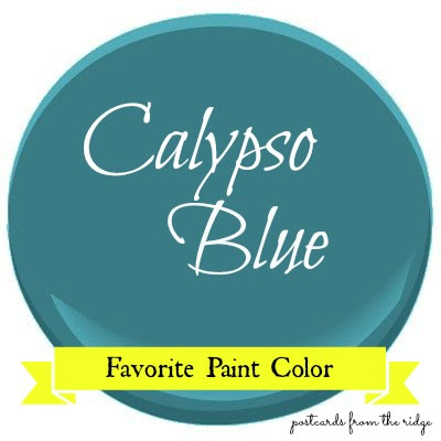Favorite Paint Color ~ Benjamin Moore Calypso Blue | Postcards from the ...