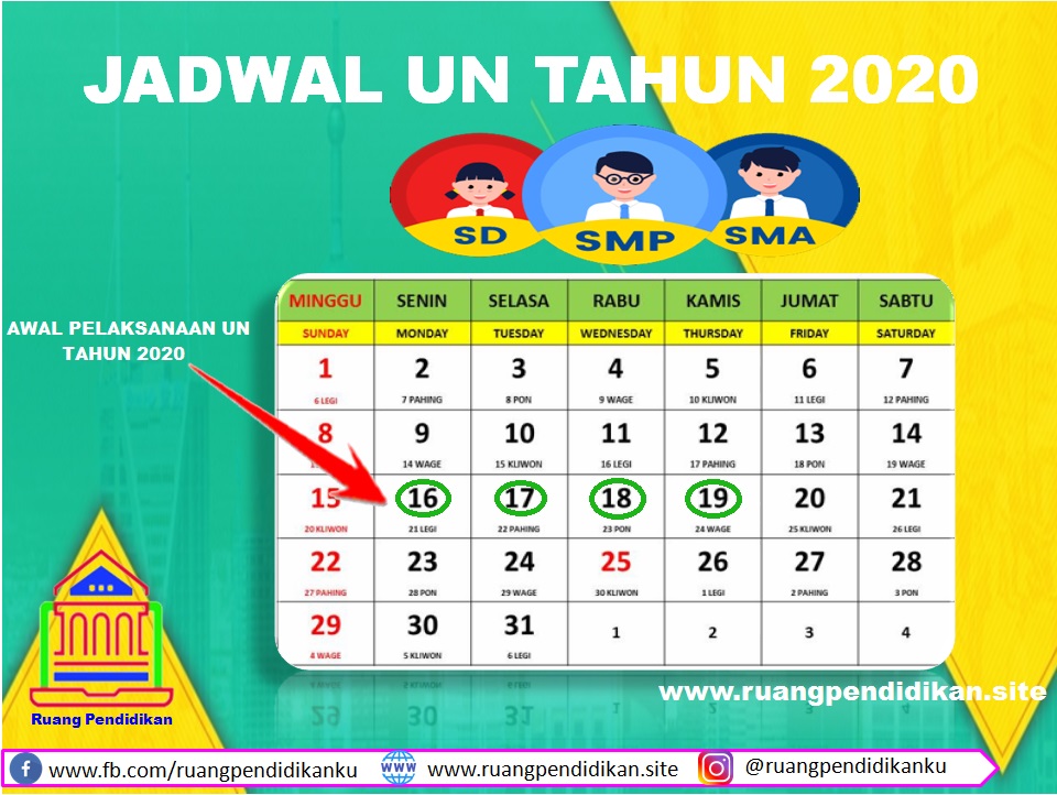 BSNP Resmi Menetapkan Jadwal UN dan UNBK Tahun Pelajaran 2019-2020 ... BSNP Resmi Menetapkan Jadwal UN dan UNBK Tahun Pelajaran 2019-2020 ...