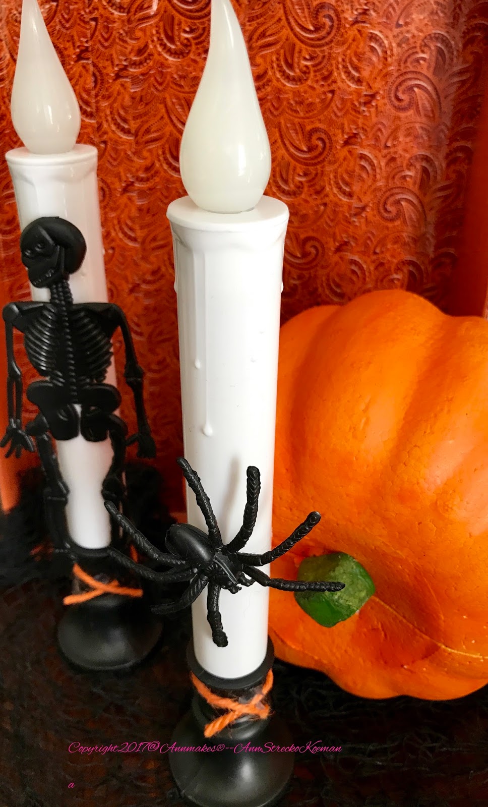 Annmakes: Spooky Candles for Halloween