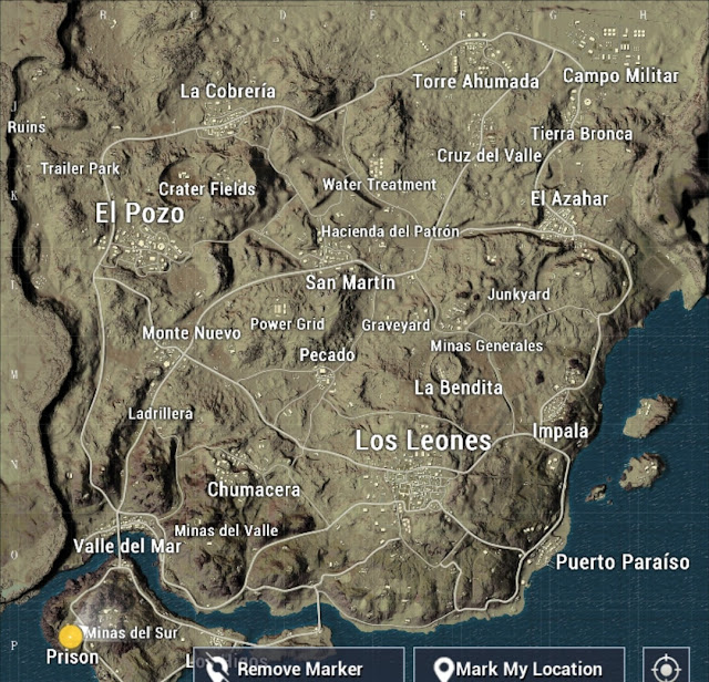 5 Hot Drops of Miramar Map in BGMI