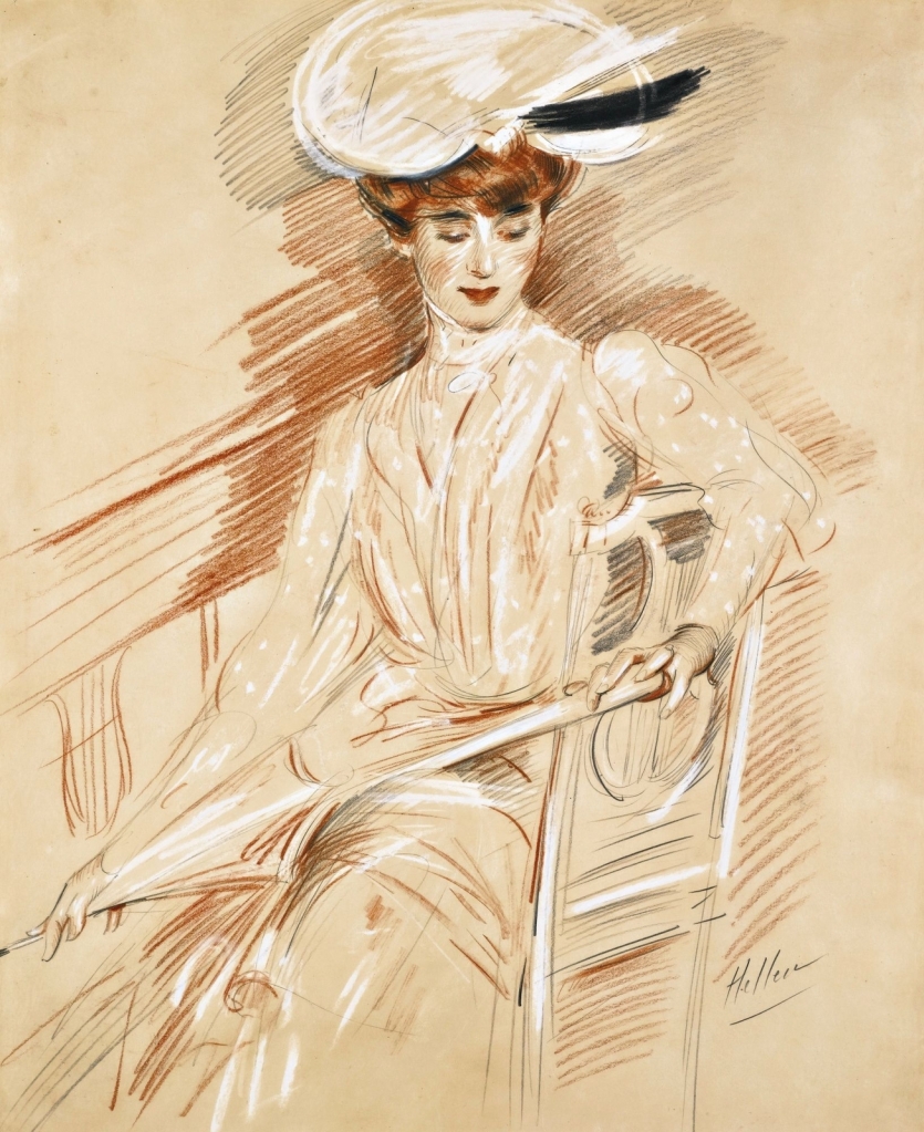 Paul César HELLEU (1859-1927) ~ Pastel Portraits | Catherine La Rose ...