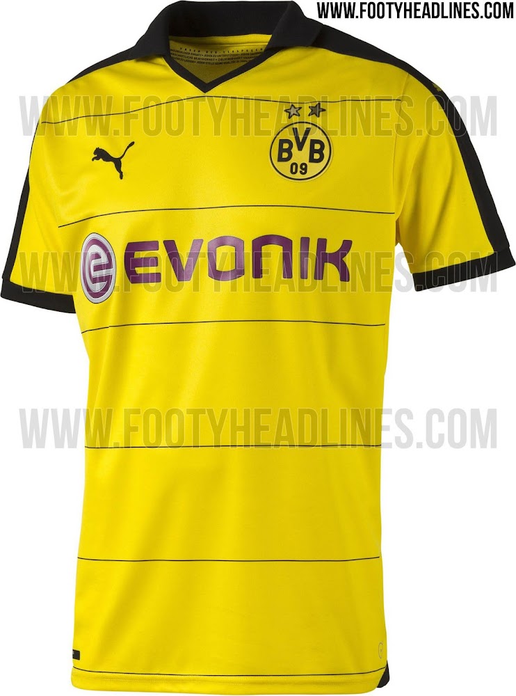 Borussia Dortmund 15-16 Kits Released - Footy Headlines