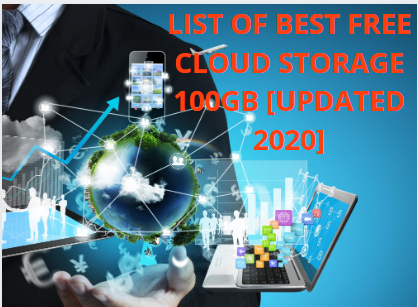 List Of Best Free Cloud Storage 100gb [UPDATED 2020] | Free Stuff