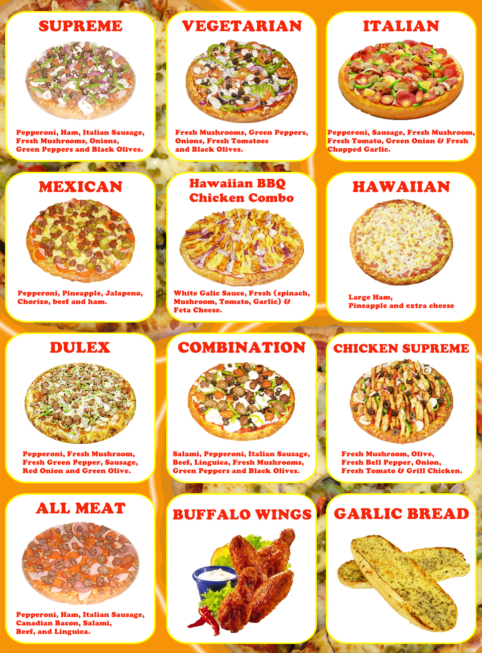 Fast Pizza and Yogurt