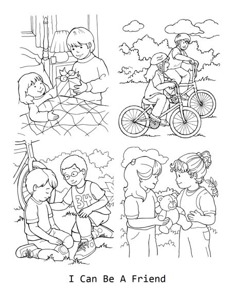 LDS ACTIVITY IDEAS: I Can Be A Friend {Lesson Helps}