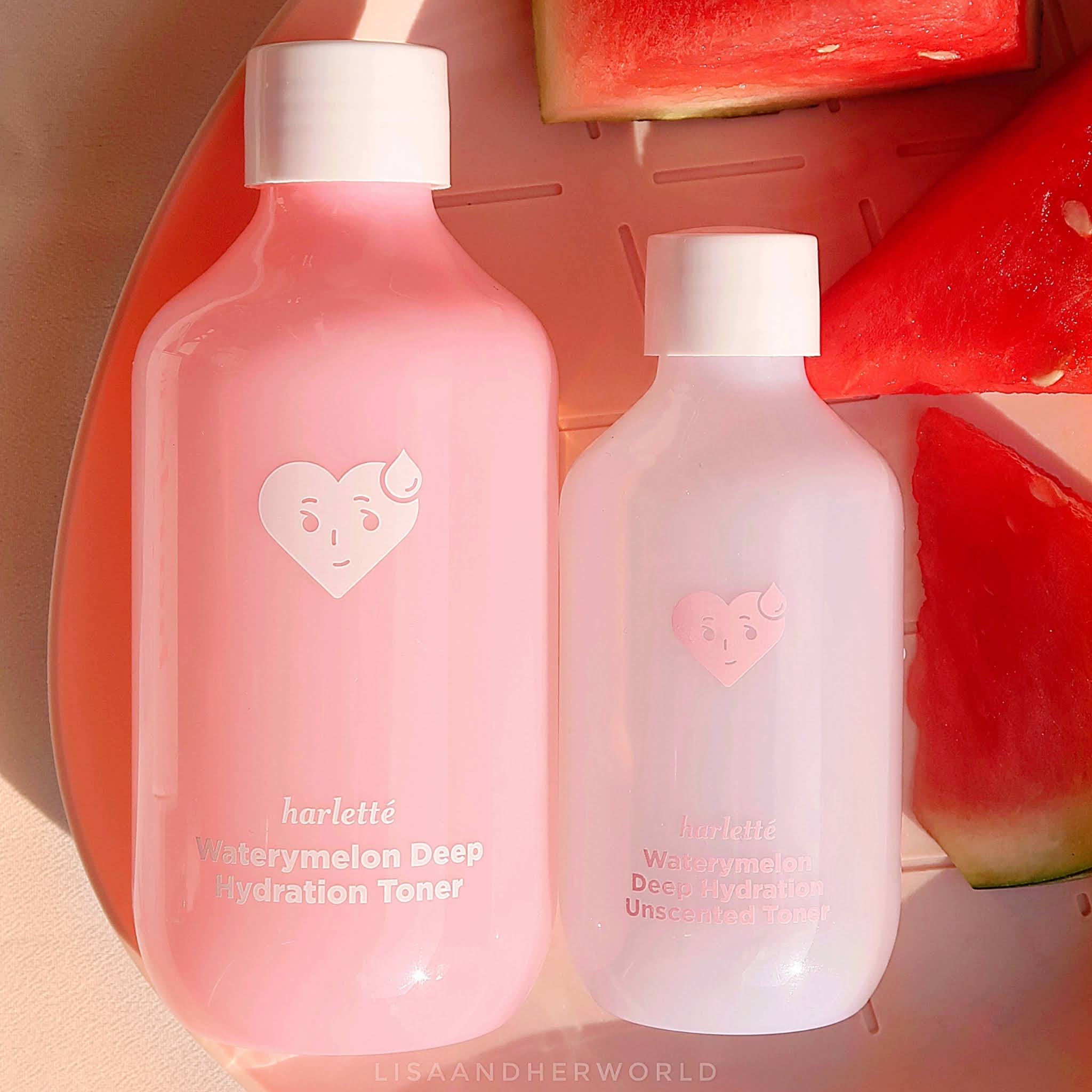 Harlette Waterymelon Deep Hydration Unscented Toner Review (vs Scented ...