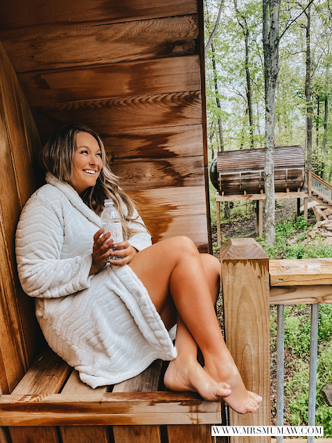 Hocking Hills Sauna Pods | The Every Things Mrs Mumaw : Fort Wayne ...