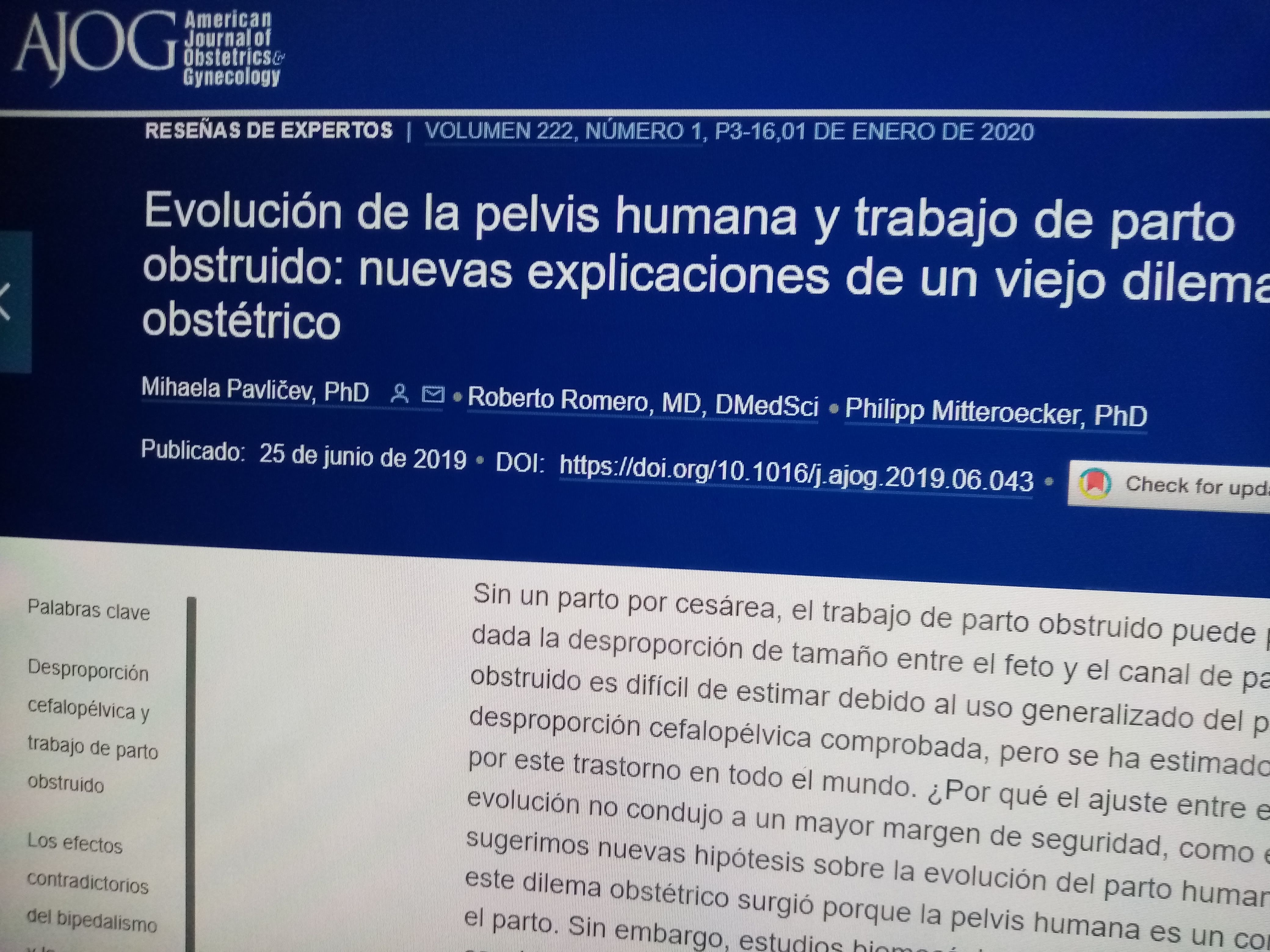 Emergencia Obgyn: octubre 2020