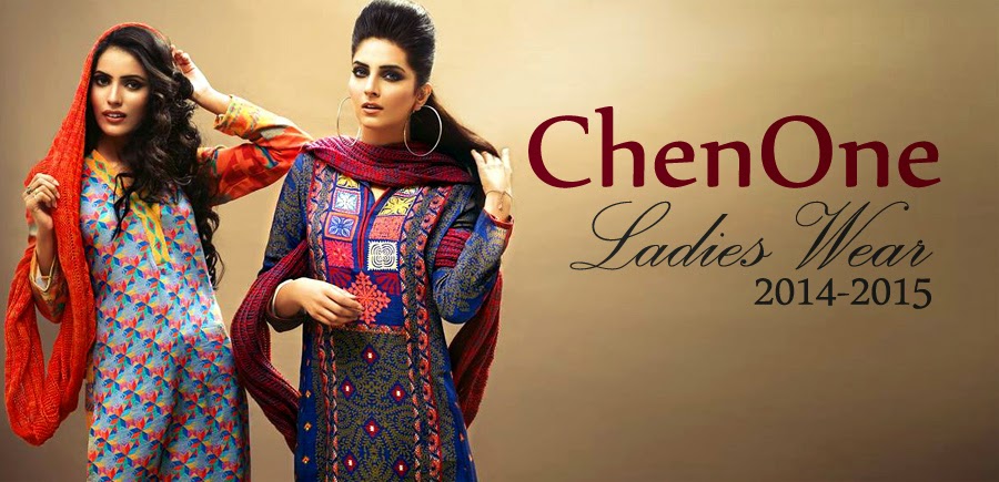 ChenOne Ladies Wear 2014-2015 | Pakistani Digital Printed Dresses ...