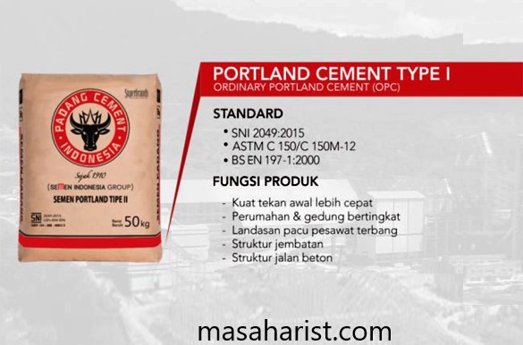 Different Types of Cement, Functions and Their Standards - MASHARIST.COM