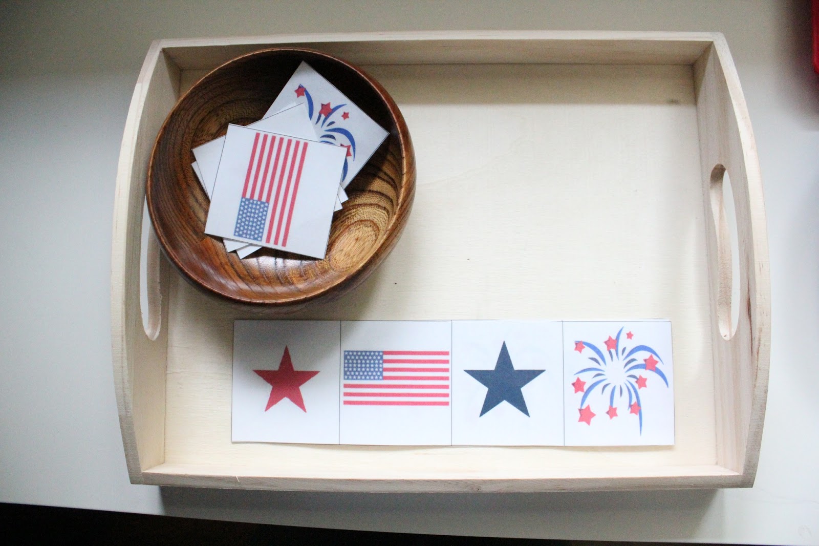 Montessori Inspired 4th of July Tot School | The Kavanaugh Report