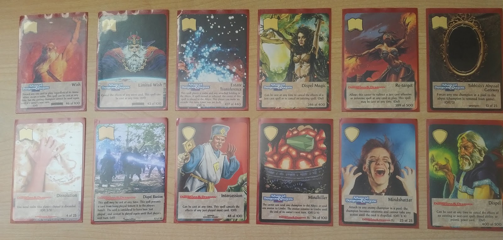 Spellfire: The Antigonish Variant: Examining my best deck, part 3: Spells