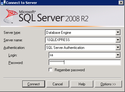 Create new SQL Database in different location using SSMS