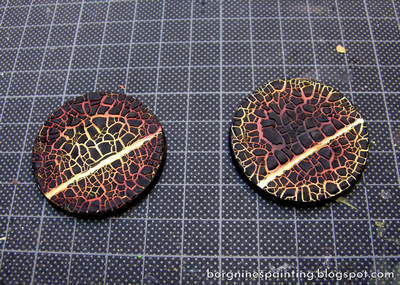 Borgnine's Miniature Painting: Tutorial - Quick & Easy Lava Bases